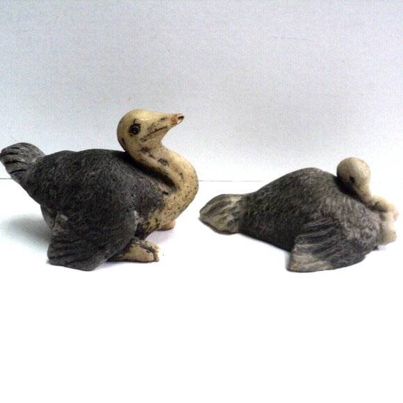 Stone Critters | Toys | Small Stone Critters Lot Of 2 Ostriches Sitting ...